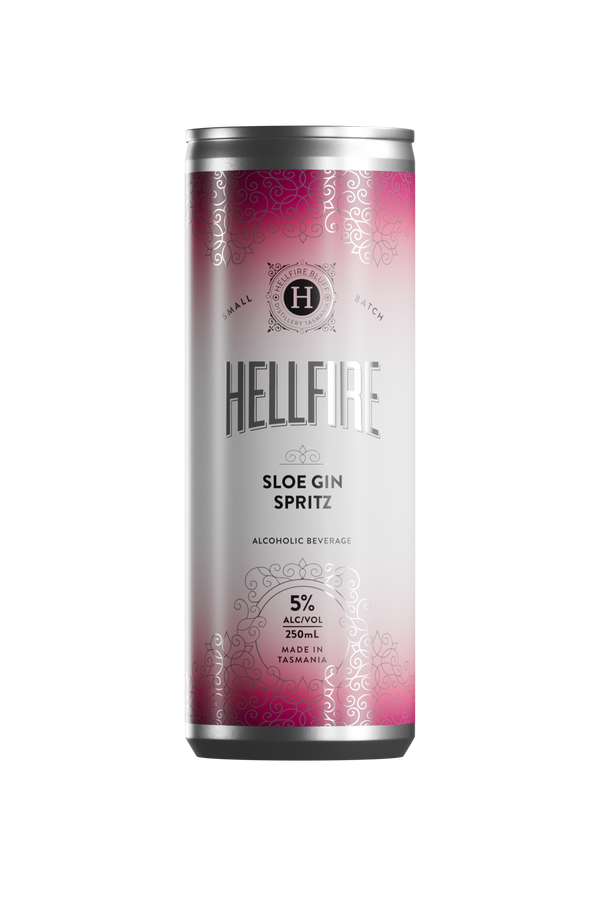 Buy Sloe Gin Spritz Cans – Sparkling RTD Drinks – Hellfire Bluff – hellfirebluff