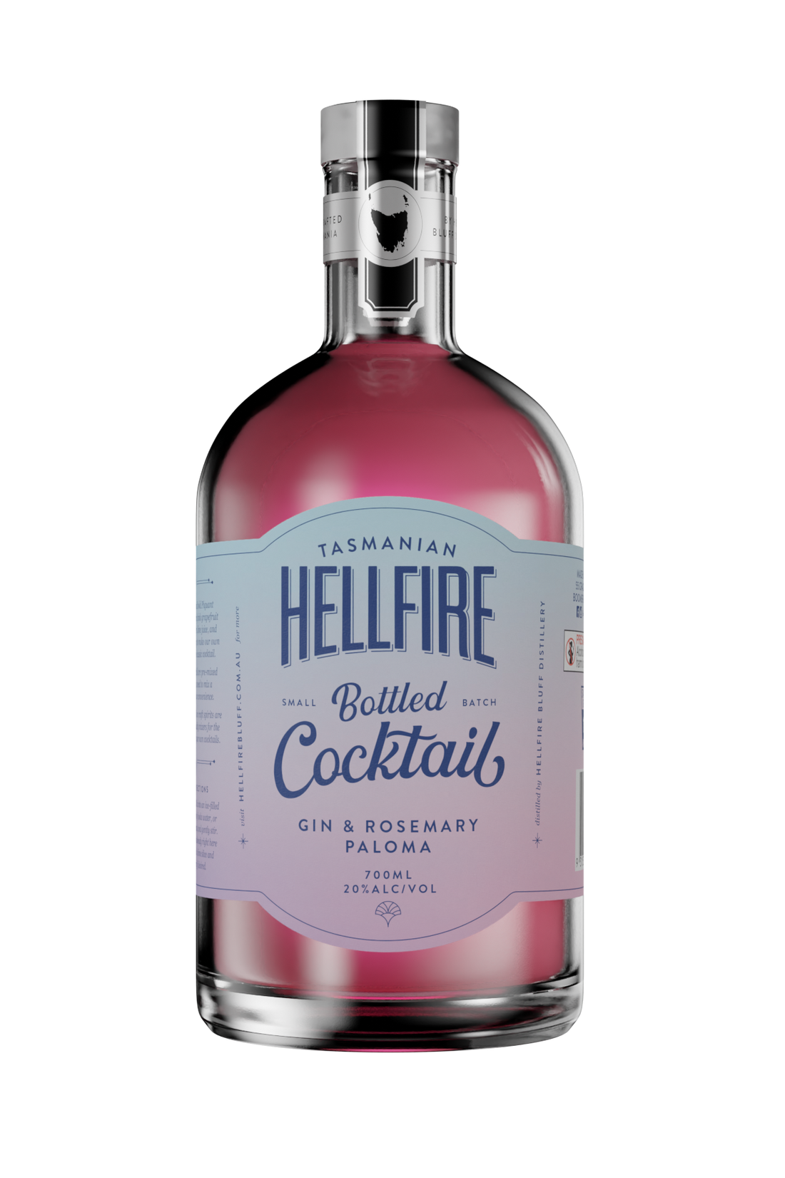 Gin & Rosemary Paloma Cocktail – Pre-Mixed Ready to Drink – Hellfire Bluff – hellfirebluff